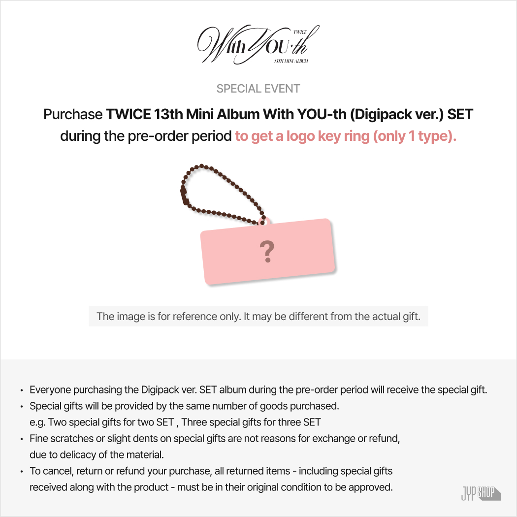 [SET DIGI POB JYP] TWICE - With YOU-th - Mini Album Vol.13 > TAIYOU
